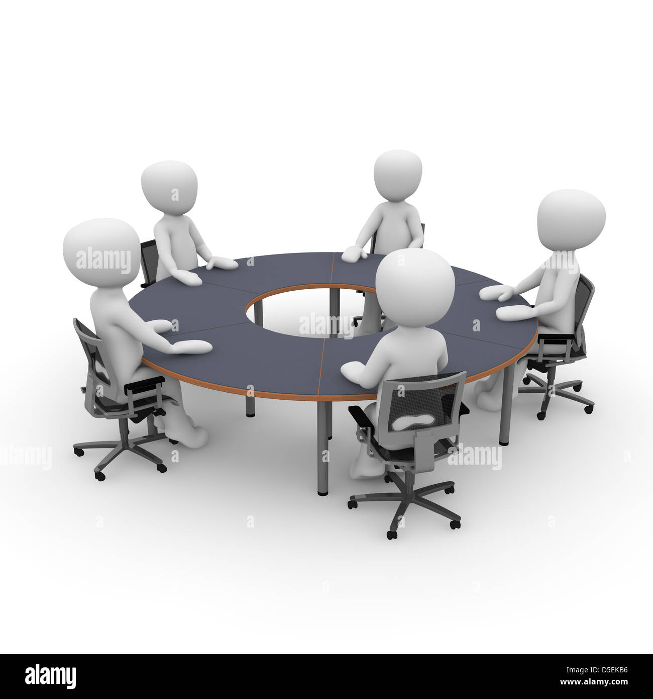 An office space situation for presentation, teamwork and collaboration ...