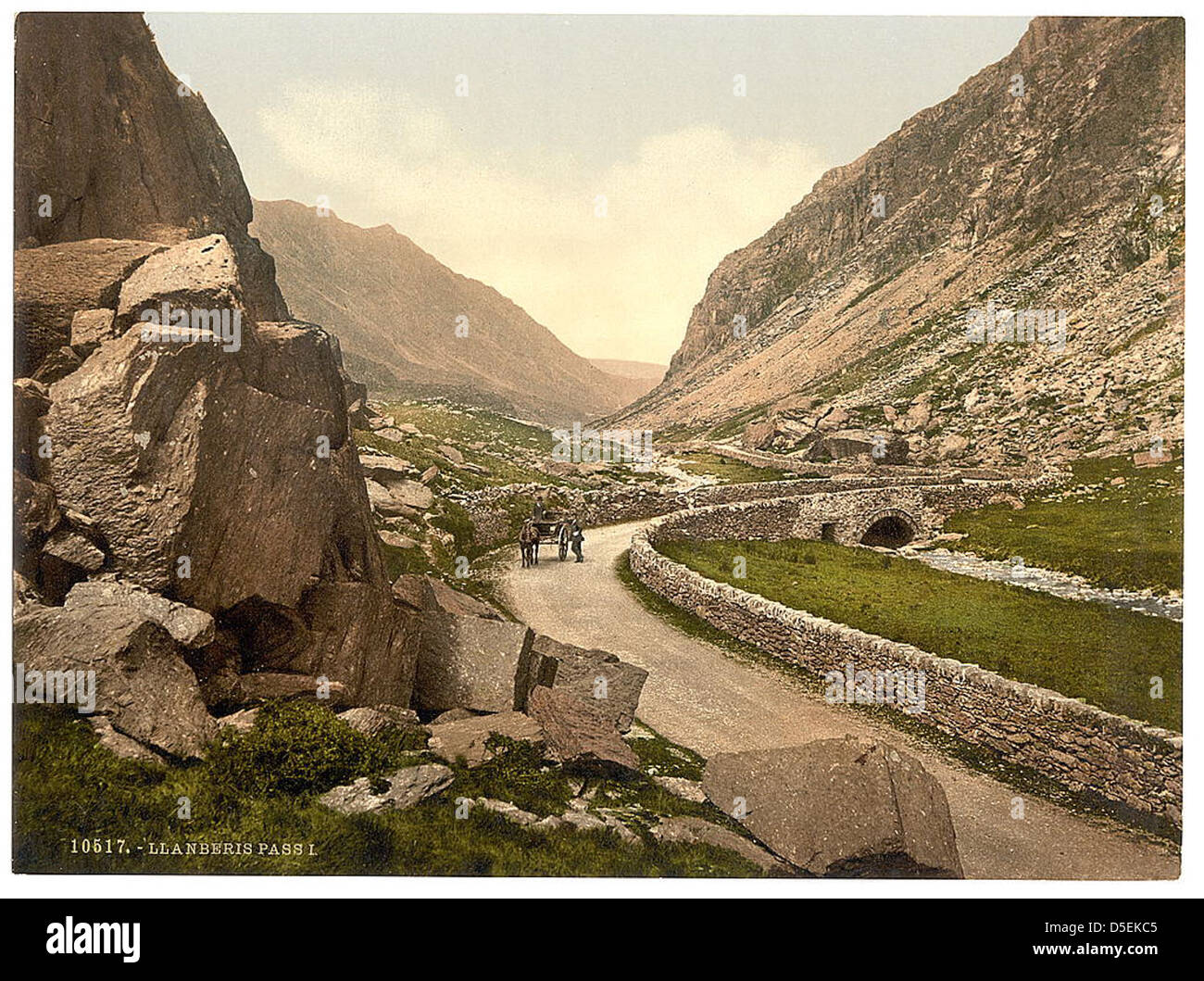 This photograph captures the scenic beauty of Pass I in Llanberis ...