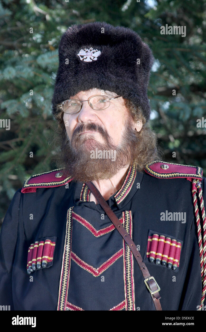 A Russian Cossack Stock Photo - Alamy