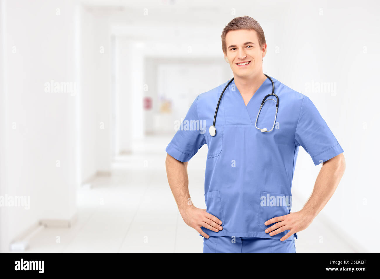 Confident male practitioner in hi-res stock photography and images - Alamy