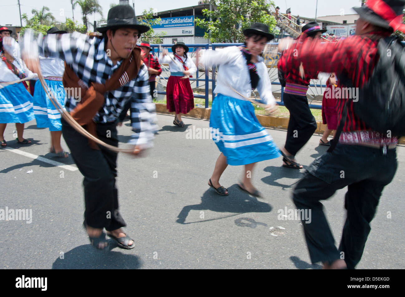 Ayacucho carnival celebrations in Lima. Peru Stock Photo - Alamy