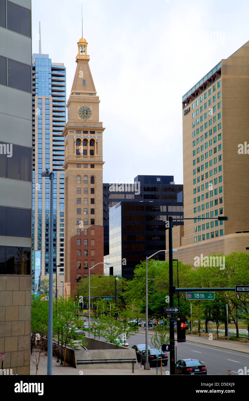 May D&F Tower in Downtown Denver Stock Photo - Alamy