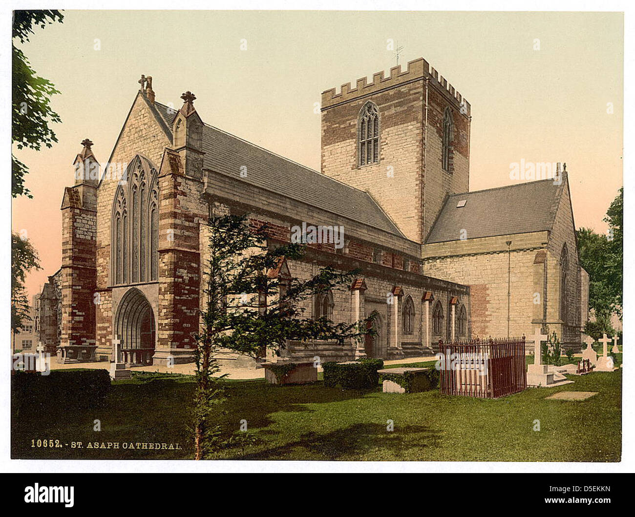 A photograph of St. Asaph Cathedral, located in Wales. Known for its ...