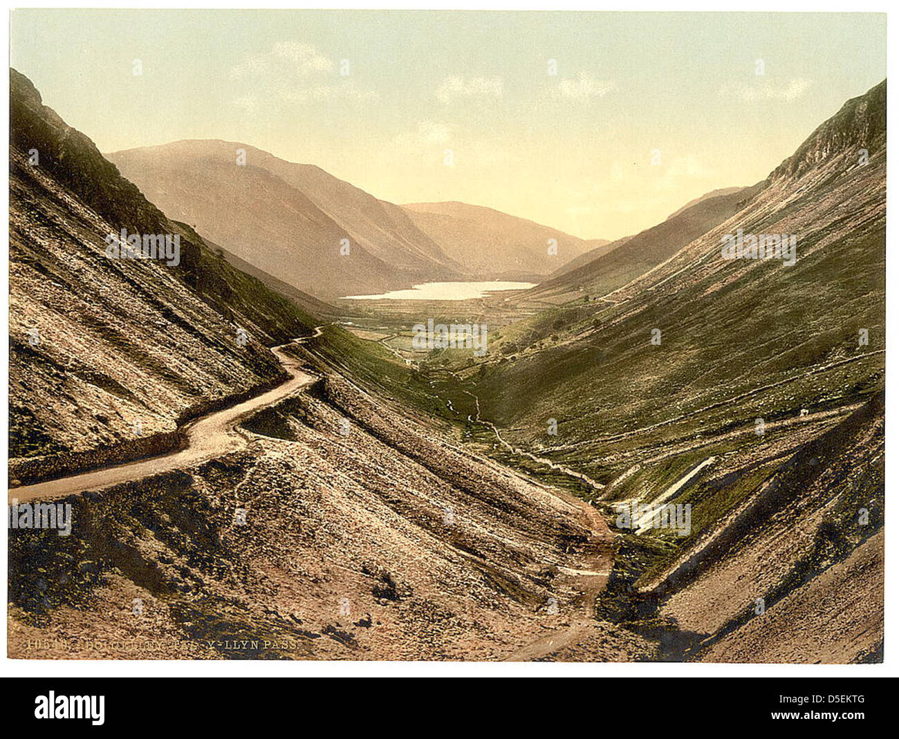 The Tal-y-Llyn Pass near Dolgelly (Dolgellau), Wales, offers a stunning ...