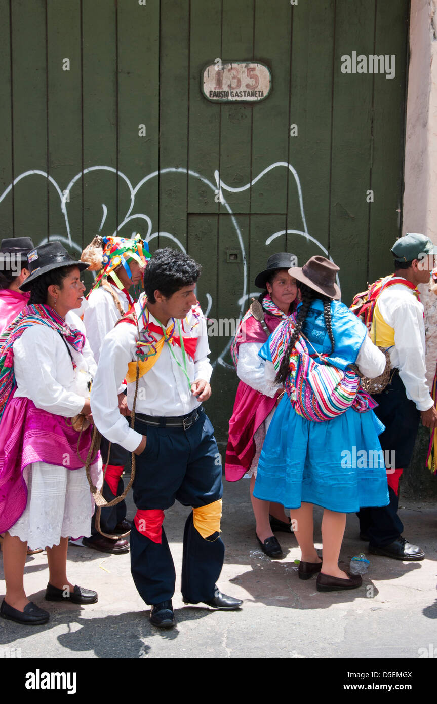 Ayacucho carnival celebrations in Lima. Peru Stock Photo - Alamy