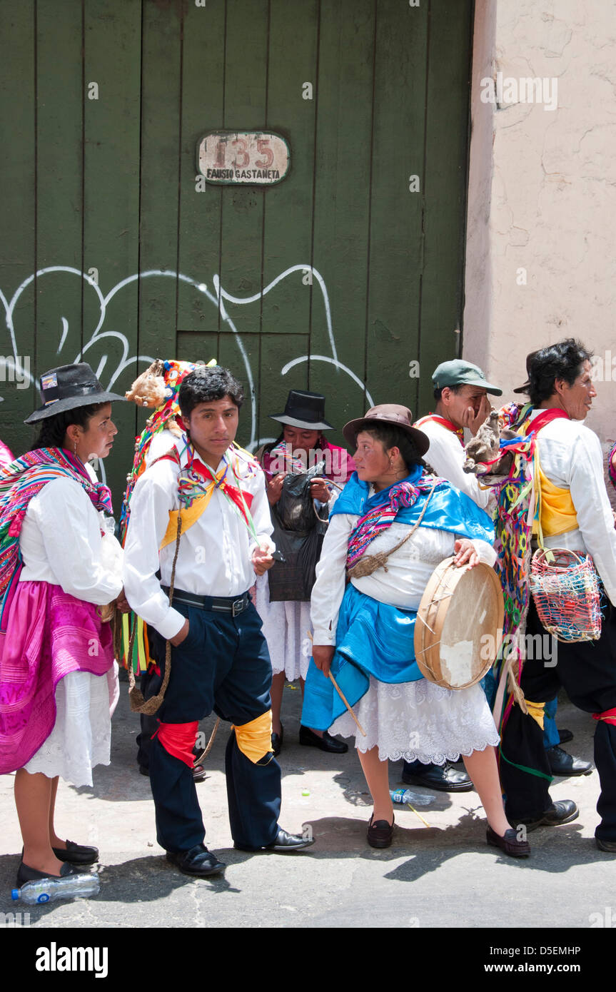 Ayacucho carnival celebrations in Lima. Peru Stock Photo - Alamy
