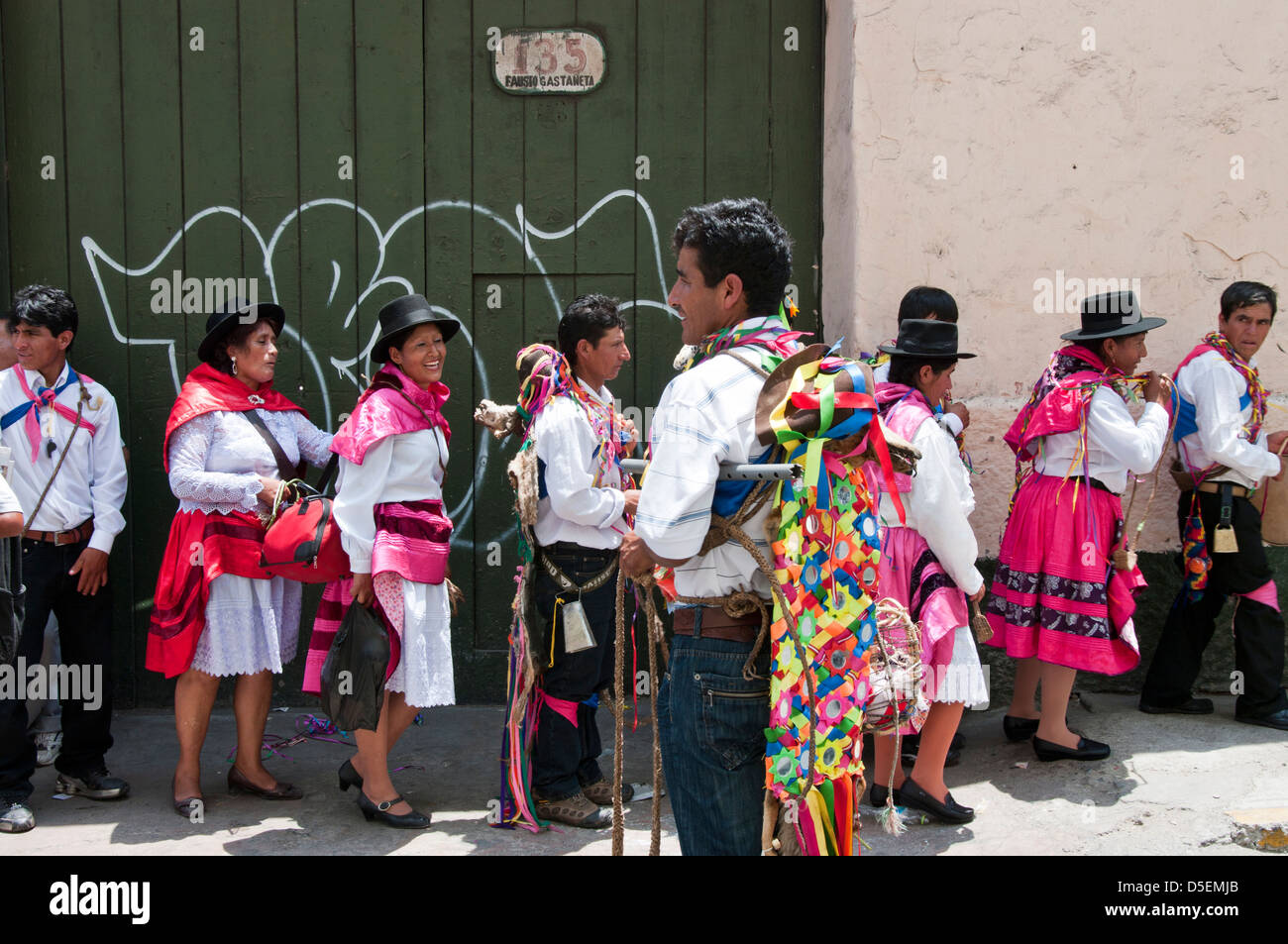 Ayacucho carnival celebrations in Lima. Peru Stock Photo - Alamy