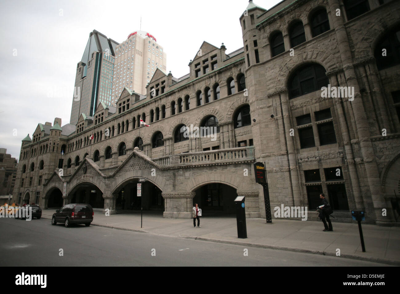 The Windsor station is a former train station in Montreal, Quebec Stock ...