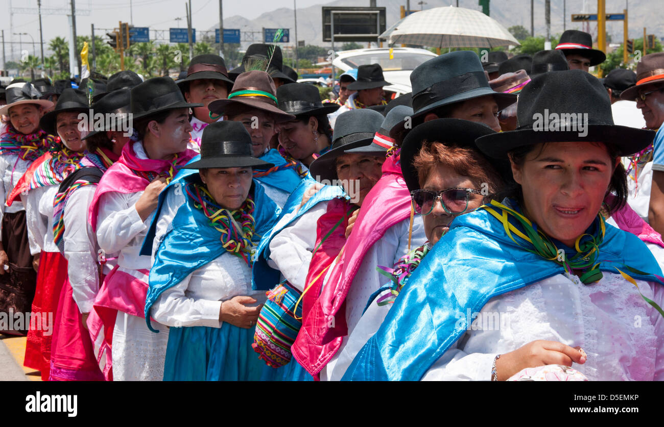 Ayacucho carnival celebrations in Lima. Peru Stock Photo - Alamy