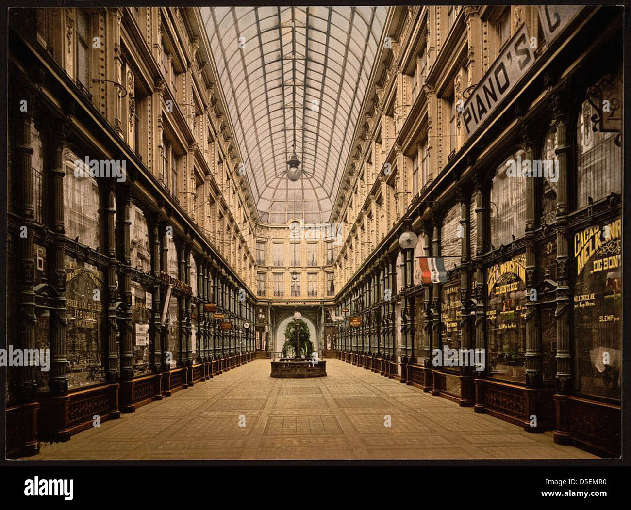 A photograph of an arcade in Rotterdam, Netherlands, showcasing the ...