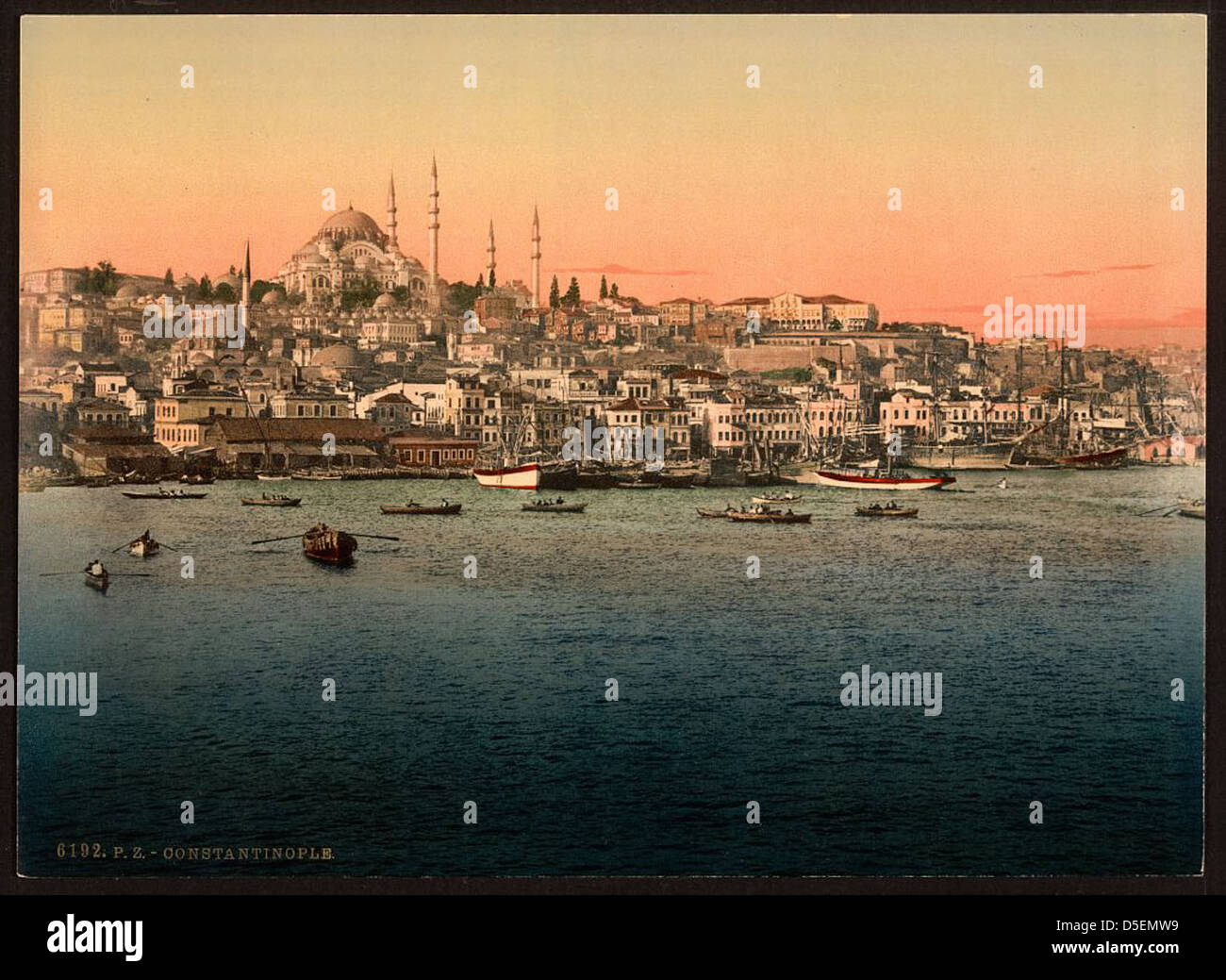 Vintage view of constantinople hi-res stock photography and images - Alamy