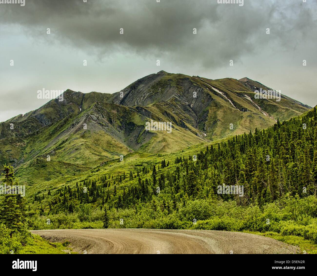 June 27, 2012 - Denali Borough, Alaska, US - The single 91-mile ...