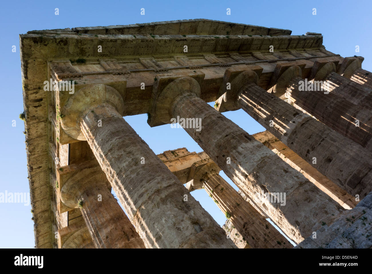 Graeco-Roman temples in Paestum, Campagna, Italy Stock Photo - Alamy