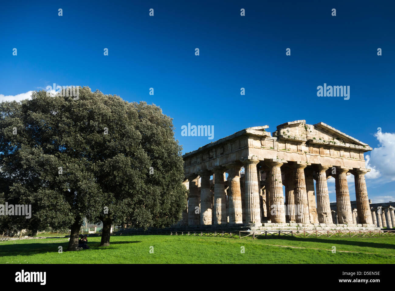 Graeco-Roman temples in Paestum, Campagna, Italy Stock Photo - Alamy