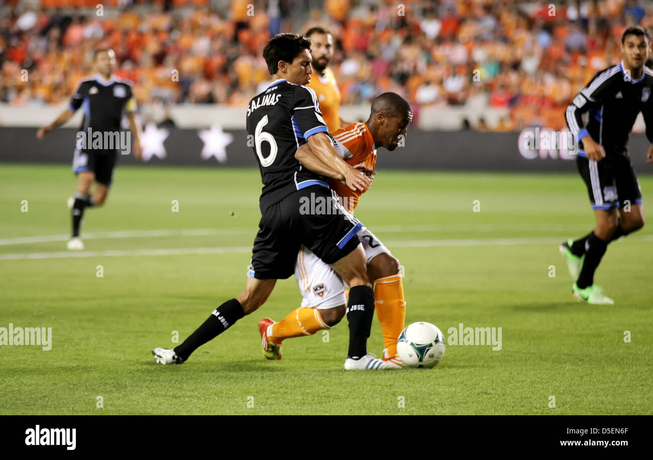 Houston, Texas, USA. 30th March, 2013. San Jose Earthquakes midfielder ...