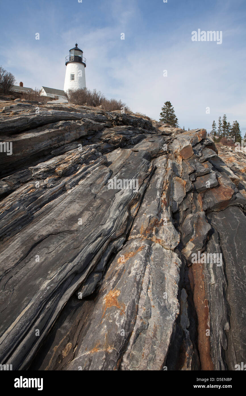 Pemaquid Lighthouse, Maine,USA Stock Photo - Alamy