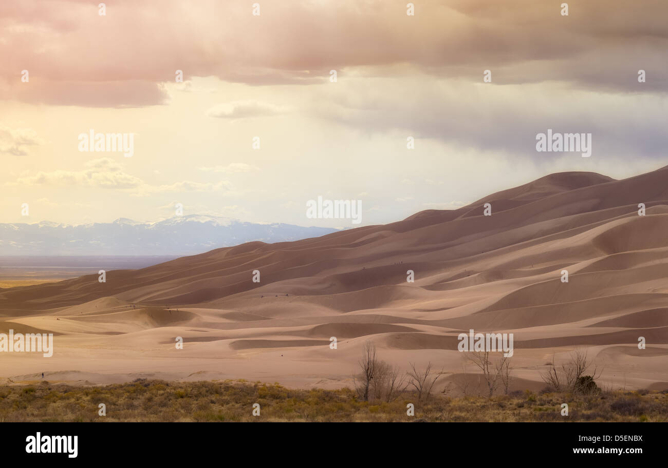 The Great Sand Dunes National Park and Preserve in Colorado Stock Photo ...