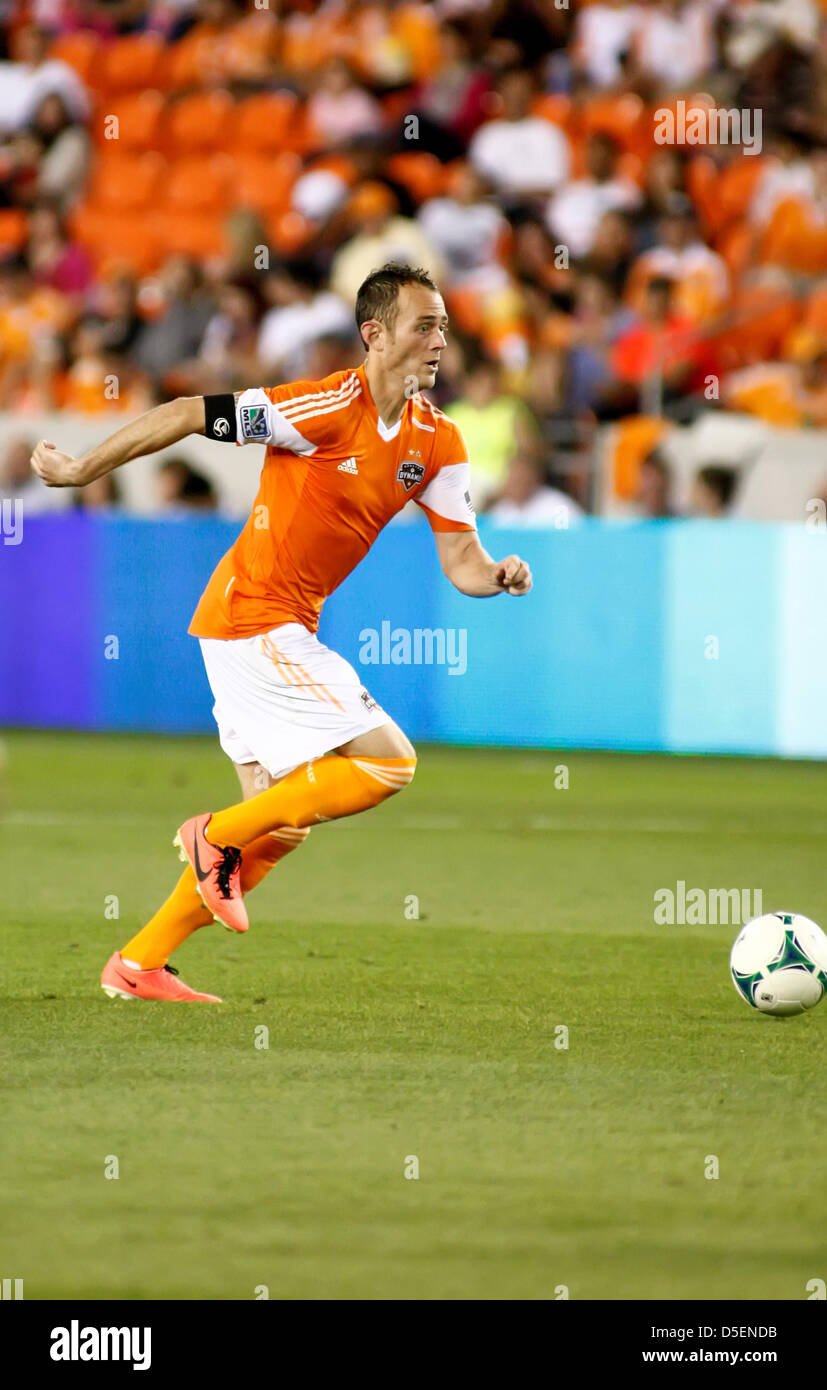 Houston, Texas, USA. 30th March, 2013. Houston Dynamo midfielder Brad ...