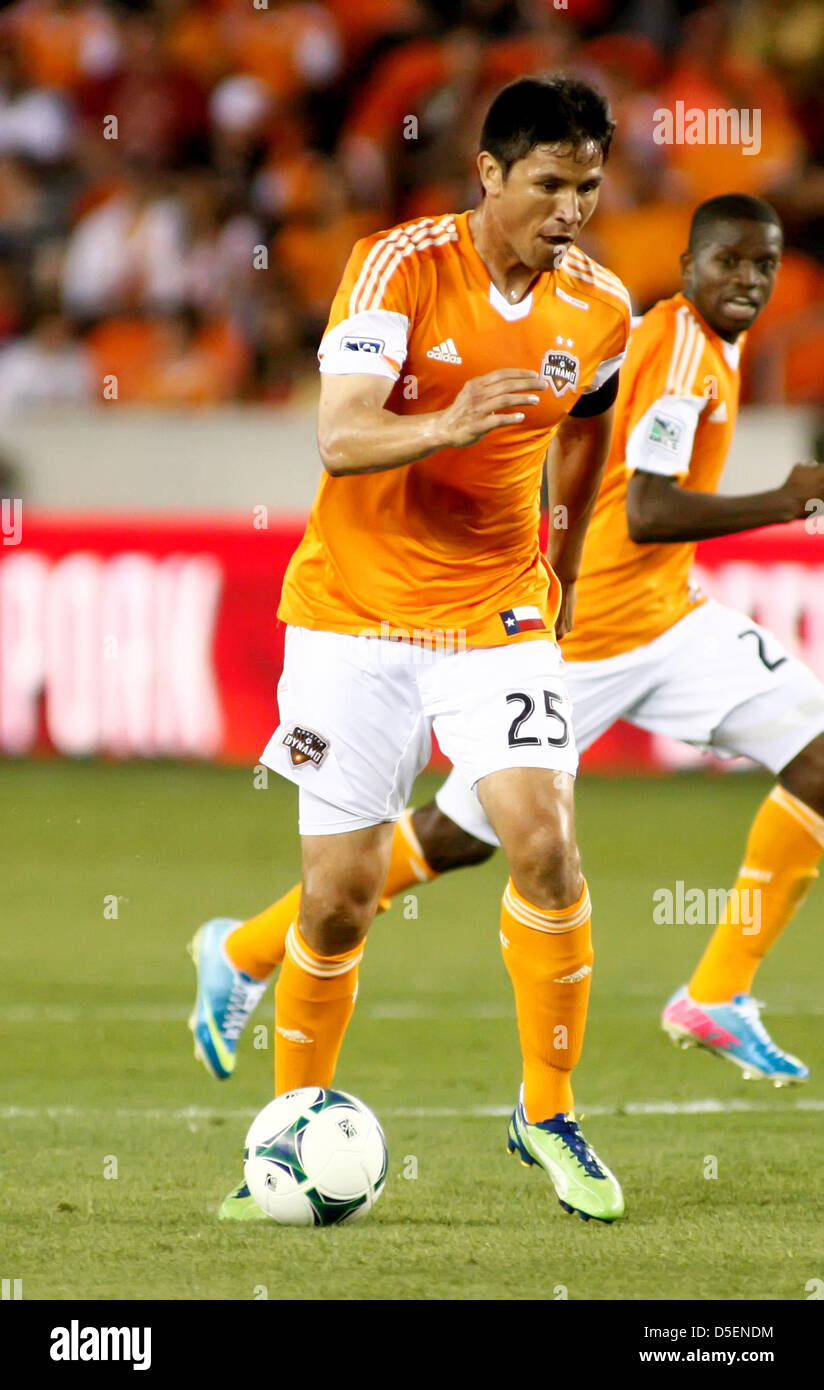 Houston, Texas, USA. 30th March, 2013. Houston Dynamo forward Brian ...