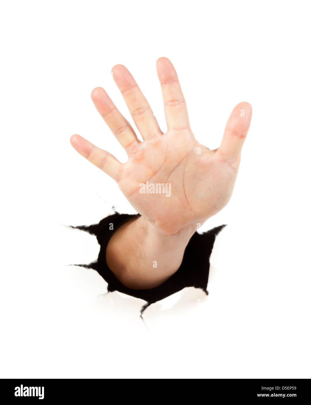 Number five finger hand symbol hi-res stock photography and images - Alamy