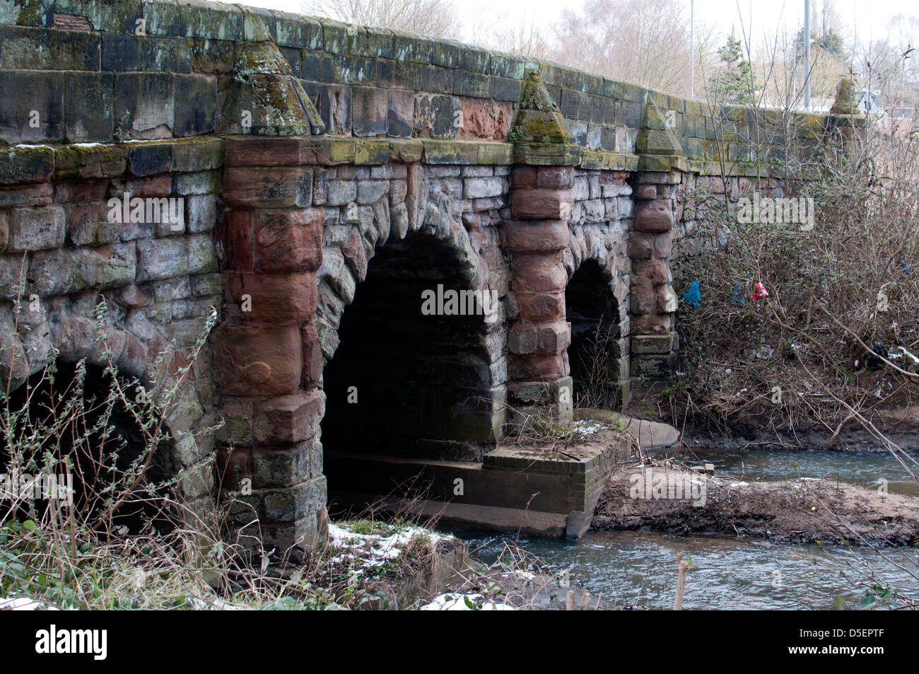 River Sherbourne bridge, Spon End, Coventry, UK Stock Photo - Alamy