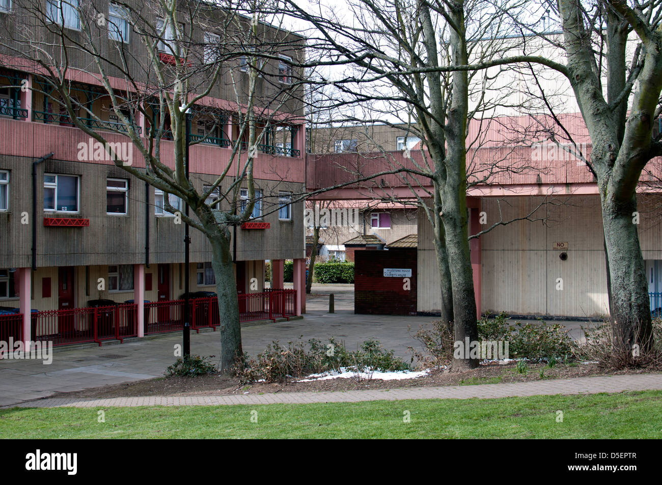 Maisonettes in Spon End, Coventry, UK Stock Photo - Alamy