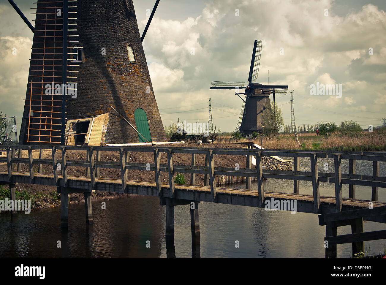 windmills in the Netherlands Stock Photo - Alamy