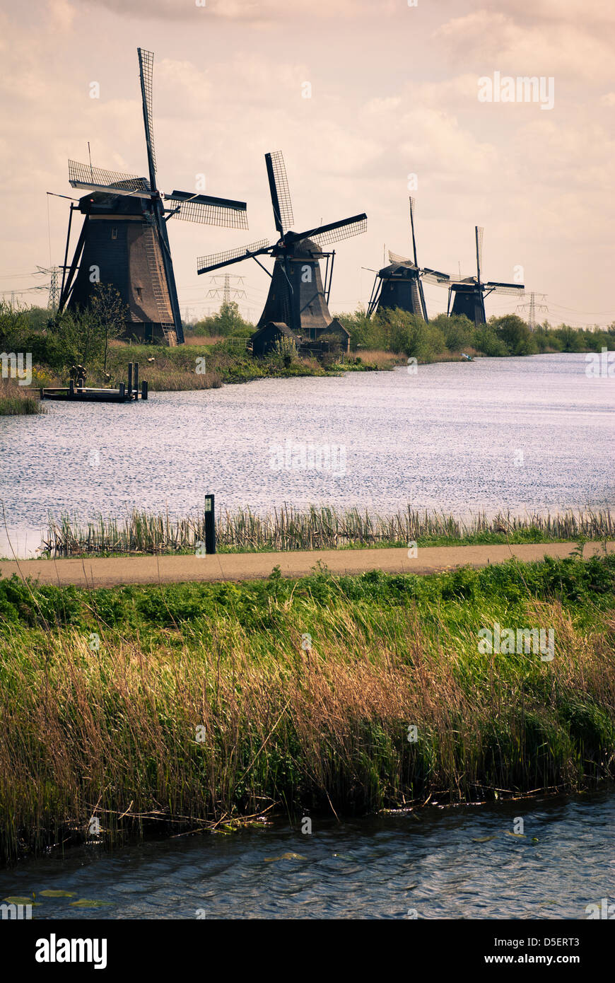 windmills in the Netherlands Stock Photo - Alamy
