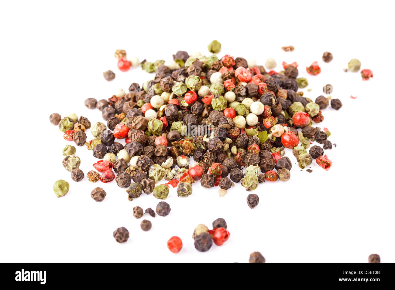 Colored Peppers Mix on the white background Stock Photo - Alamy