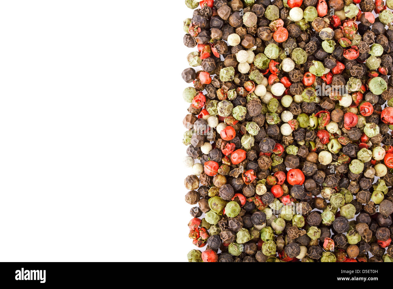 Colored Peppers Mix on the white background Stock Photo - Alamy