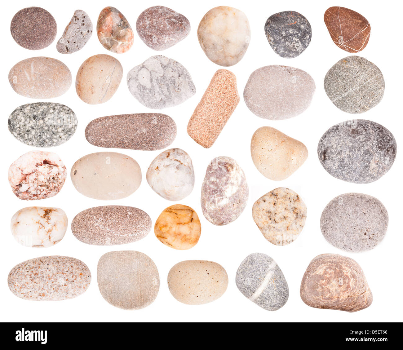 Rocks isolated on white background Stock Photo - Alamy