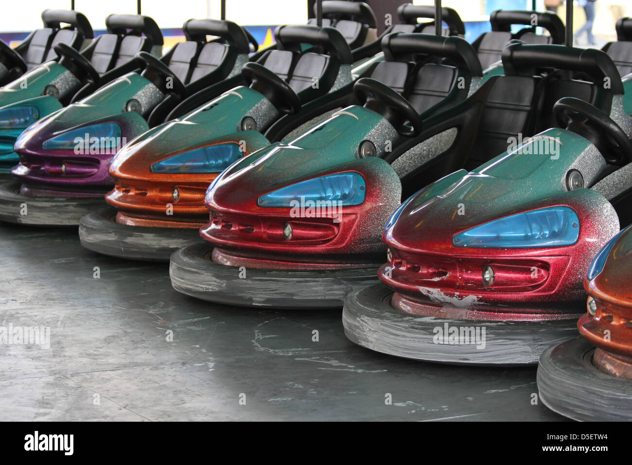 Bumper cars action hi-res stock photography and images - Alamy