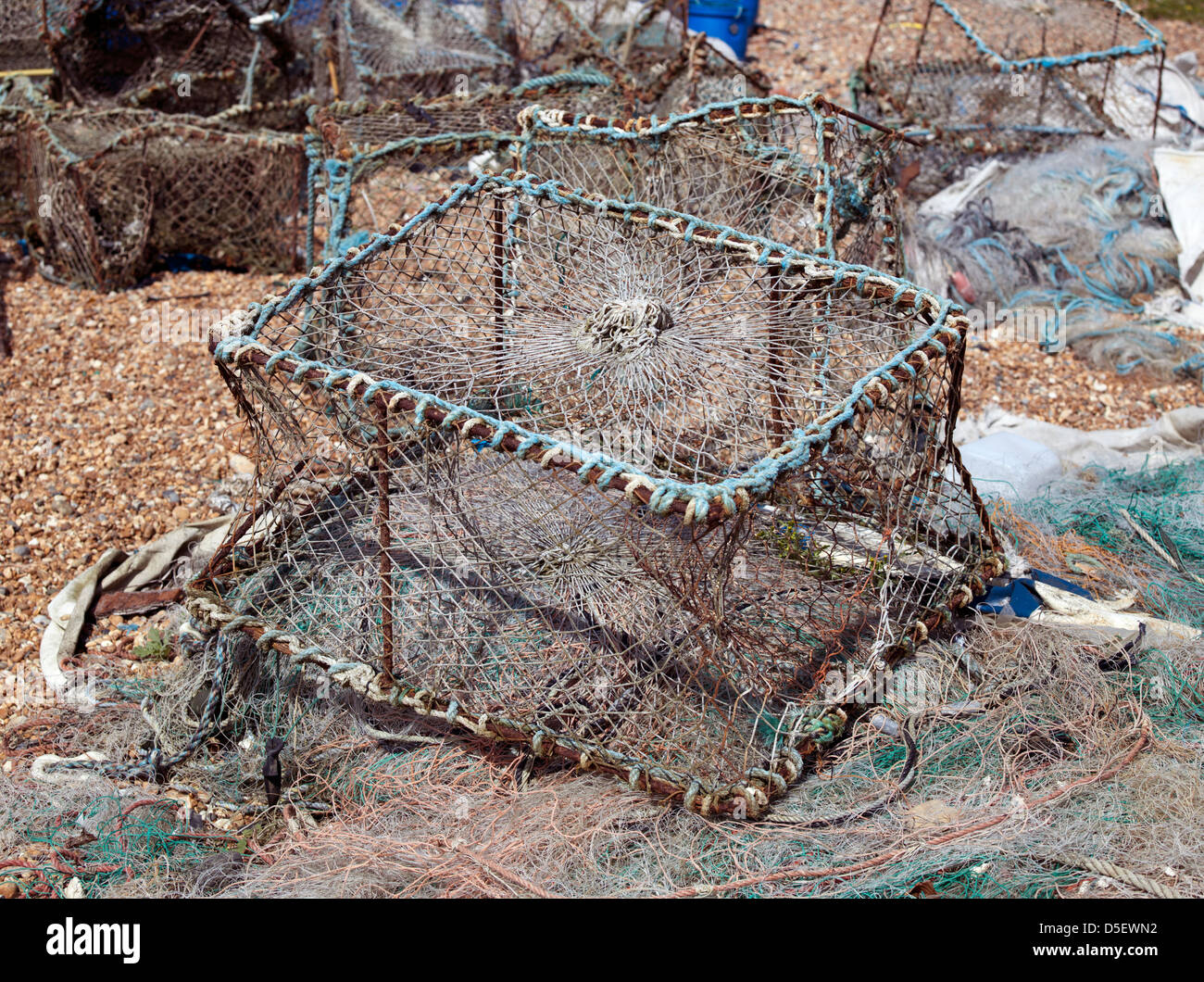 Fishing or Lobster Pots Stock Photo - Alamy