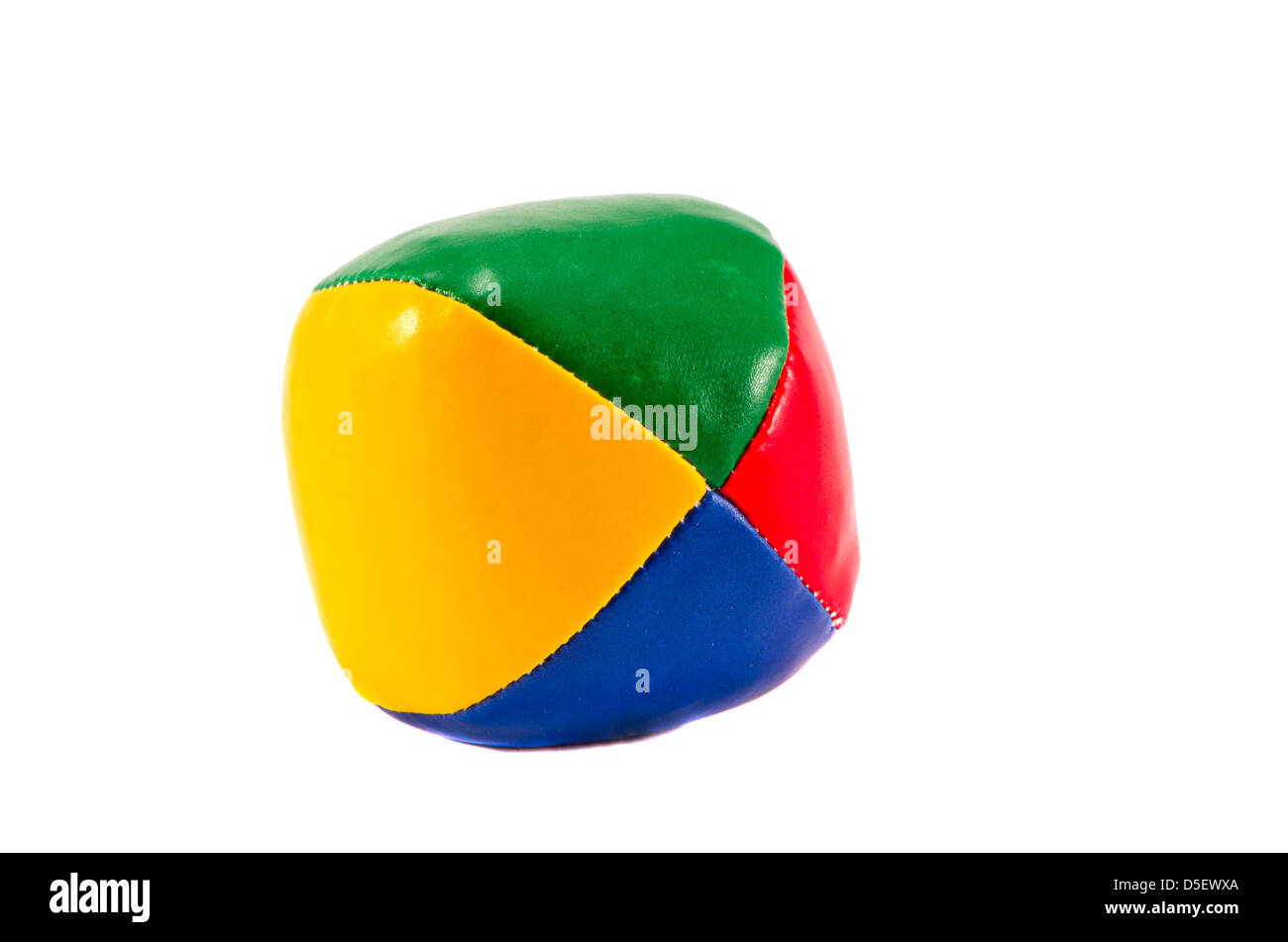 one colorful jugglery ball isolated on white background Stock Photo - Alamy