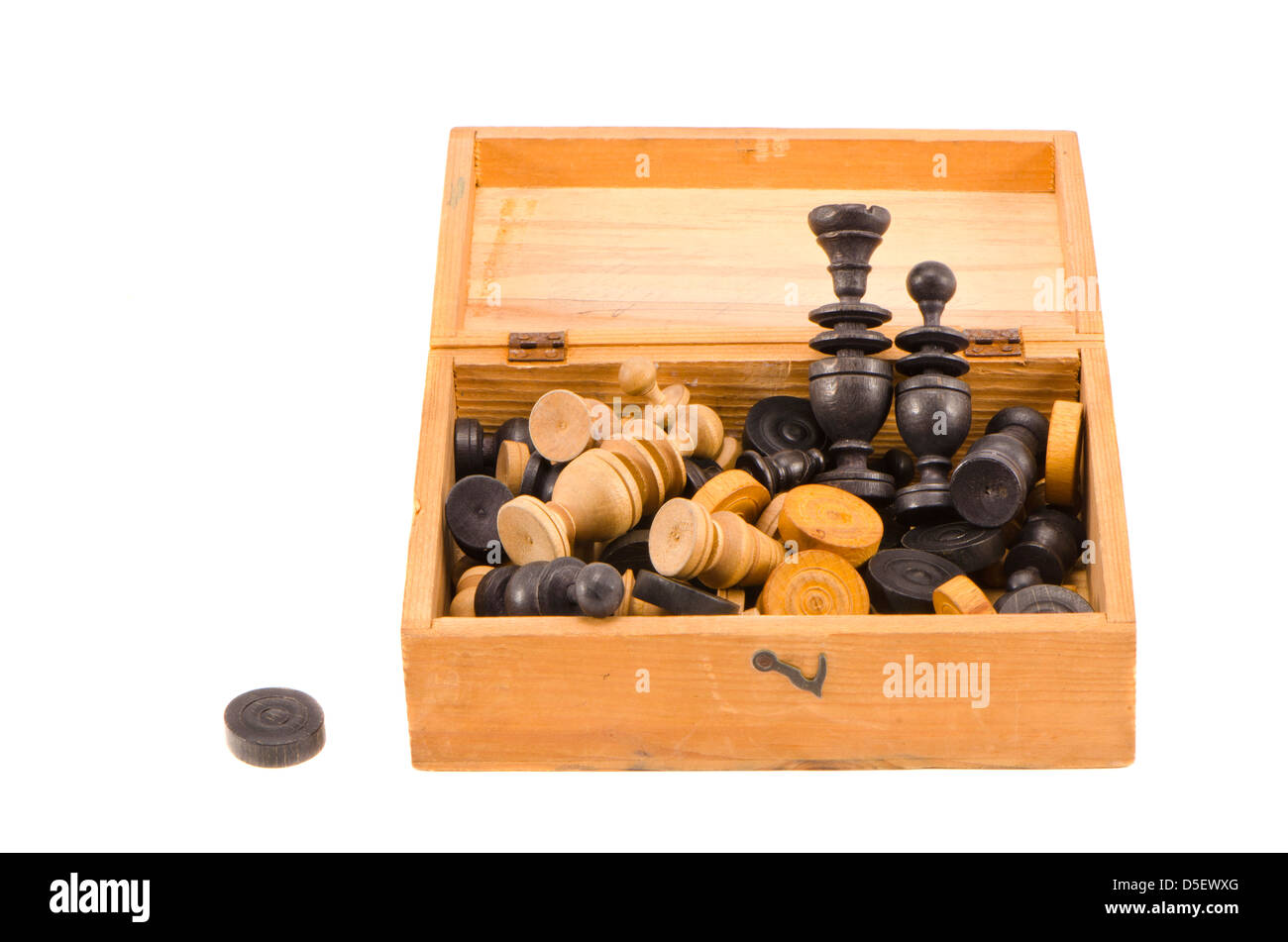 Retro chess box hi-res stock photography and images - Alamy