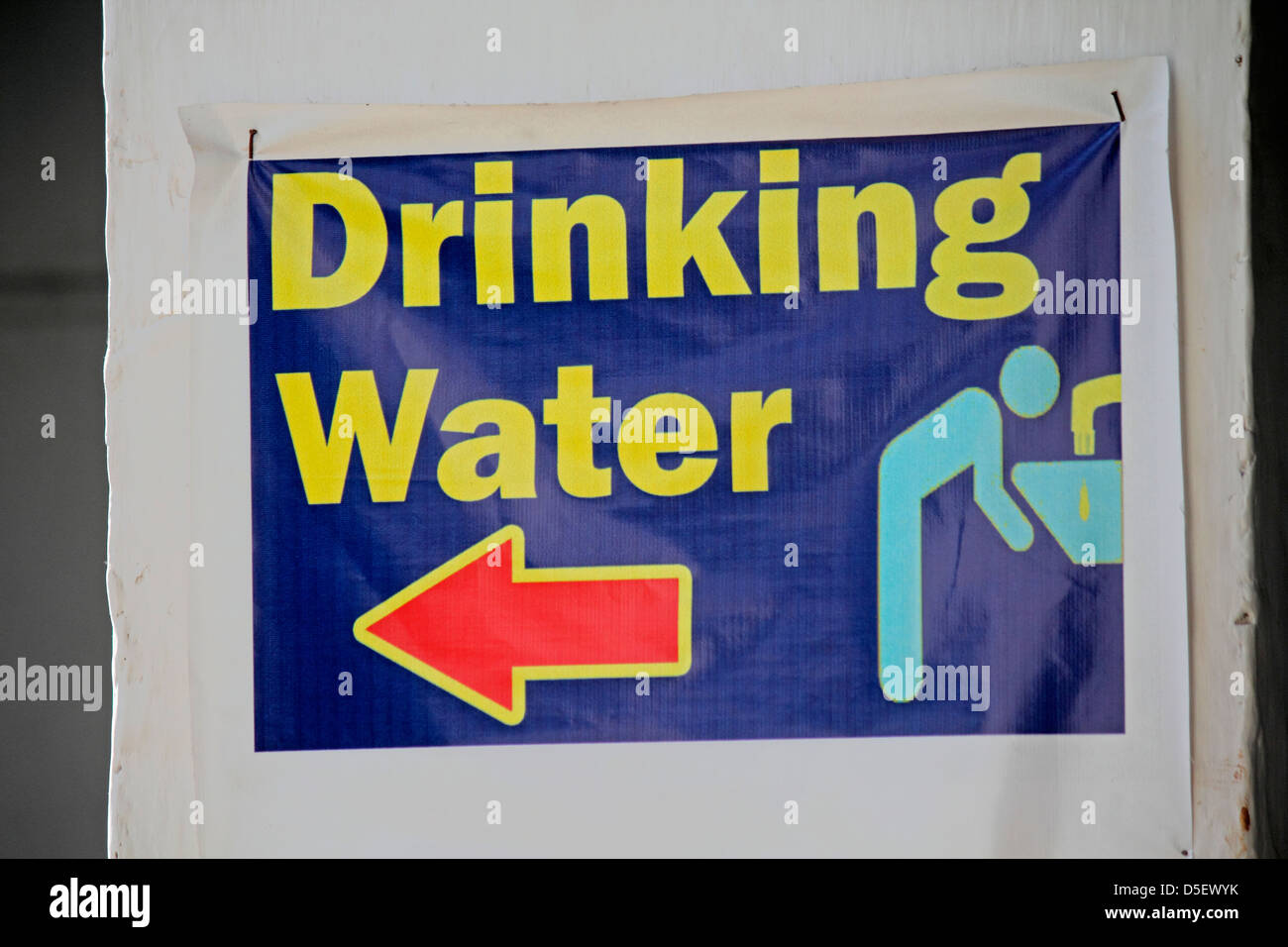 Drinking water signboard hi-res stock photography and images - Alamy