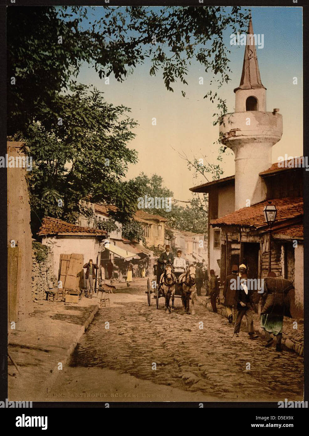 This early 20th century photograph shows Scutari, an area in ...