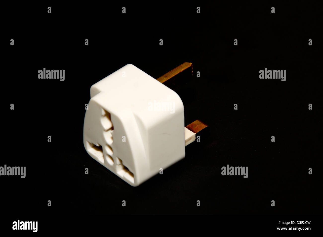 Three pin plug adapter hi-res stock photography and images - Alamy