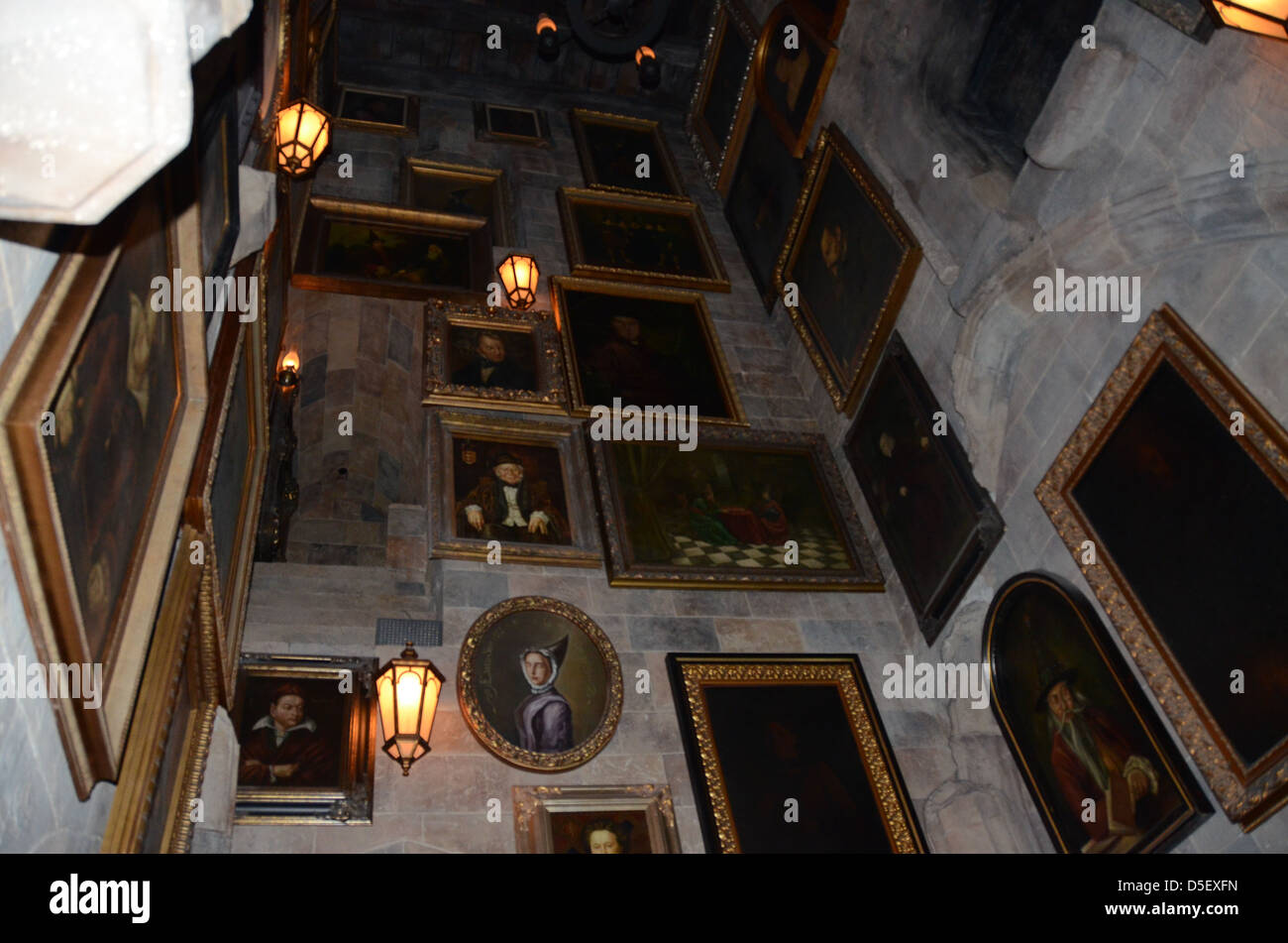 Inside the Wizarding World Of Harry Potter at Universal Resort Stock ...