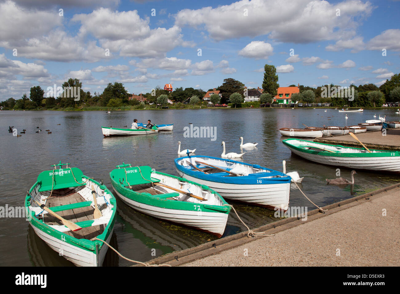 Village boating hi-res stock photography and images - Alamy