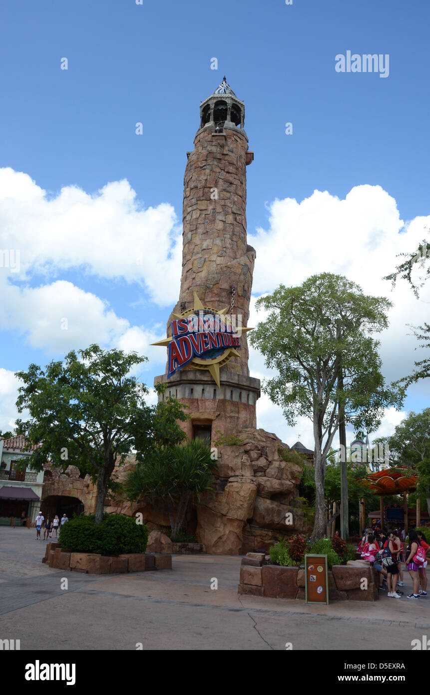 Islands adventure sign universal studios hi-res stock photography and ...