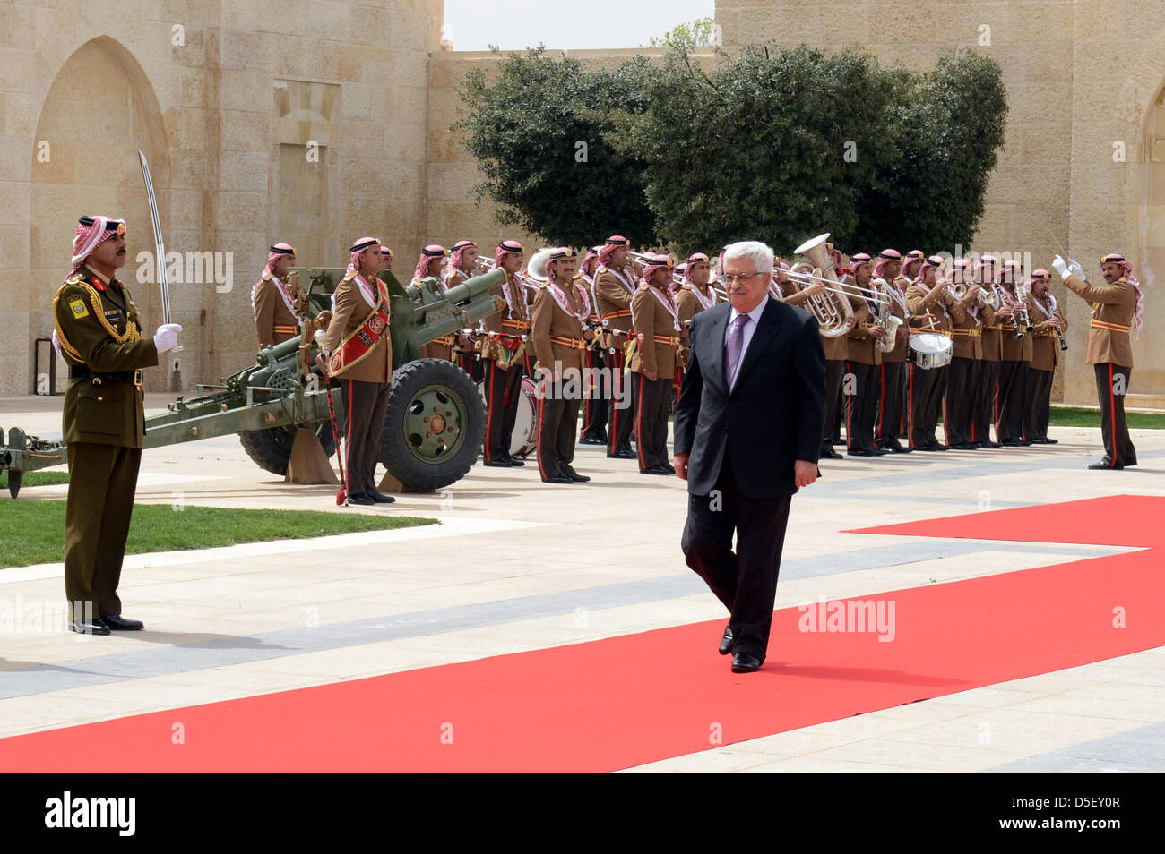 Amman, Jordan. 31st March, 2013. Palestinian President Mahmoud Abbas ...