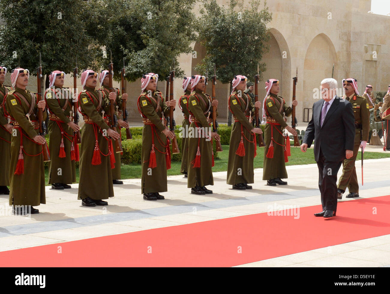 Amman, Jordan. 31st March, 2013. Palestinian President Mahmoud Abbas ...