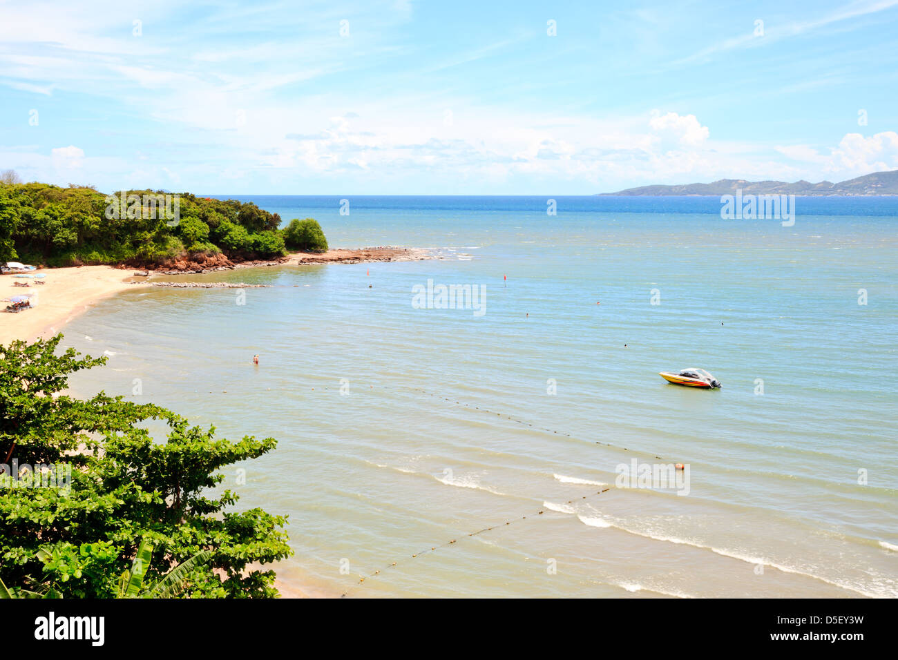 View of pattaya sea, thailand. Pataya, the famous resort town of ...