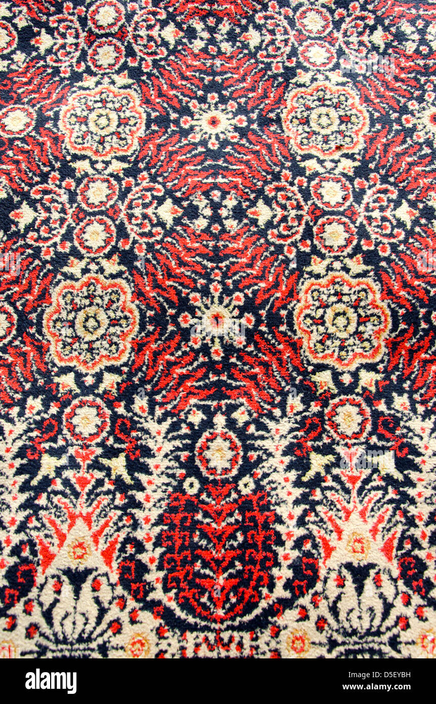 ancient ornamental carpet background and texture Stock Photo - Alamy