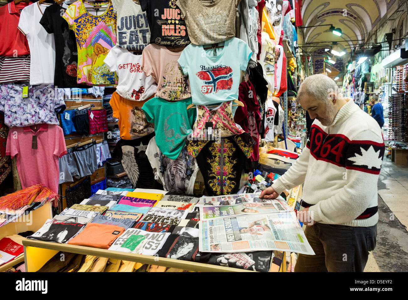 Grand Bazaar, Kapali Carsi, Istanbul, Turkey Stock Photo - Alamy