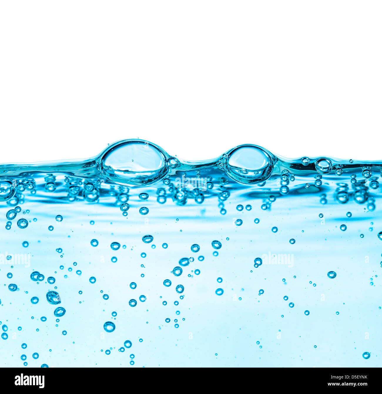 many bubbles in water close up Stock Photo - Alamy