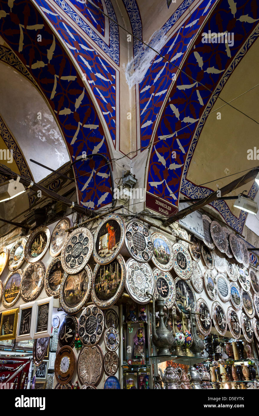 Grand Bazaar, Kapali Carsi, Istanbul, Turkey Stock Photo - Alamy