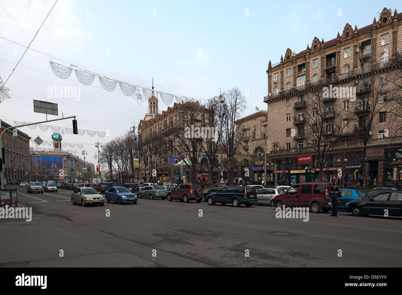 Kiev Khreschatyk Street Ukraine High Resolution Stock Photography and ...