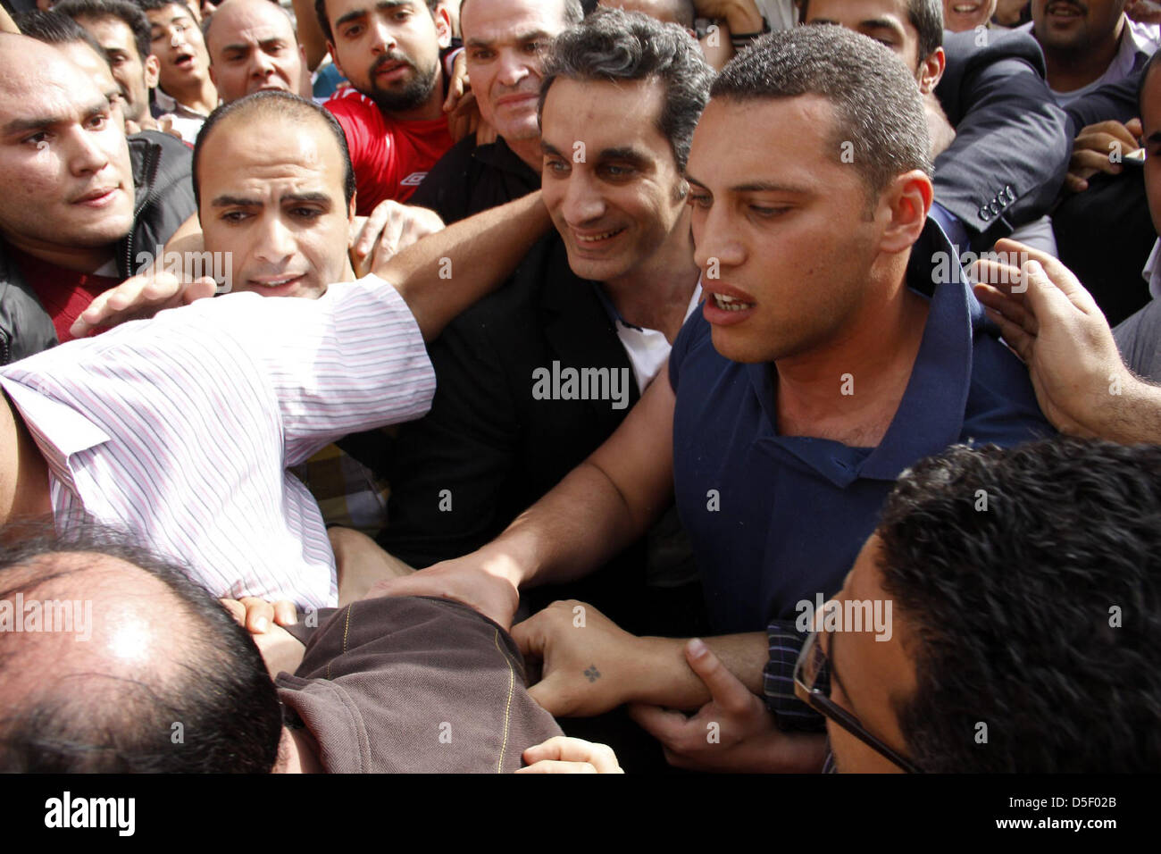 March 31, 2013 - Cairo, Cairo, Egypt - Egyptian artist Bassem Yousef ...